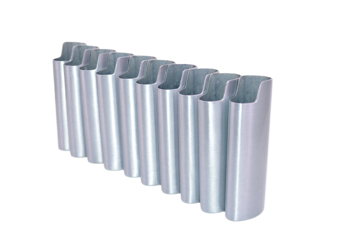 Blank Lighter Case, Cover, Sleeve - Brushed Silver (10 count) – Designs ...